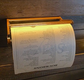 Restaurant table paper | Restaurant branding